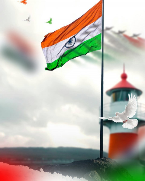 15 August Editing Background Tiranga Flag Picsart Independence Day Img ...