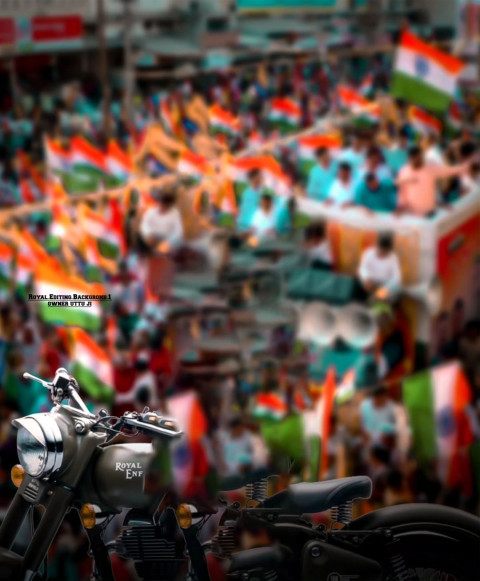 Blur 15 August Wallpapers HD Jhanda Images For Editing Pics | KREditings