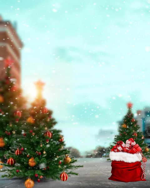 Christmas Tree Editing CB New Background Full HD | KREditings