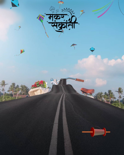 Full HD Editing Background For Makar Sankranti Images | KREditings