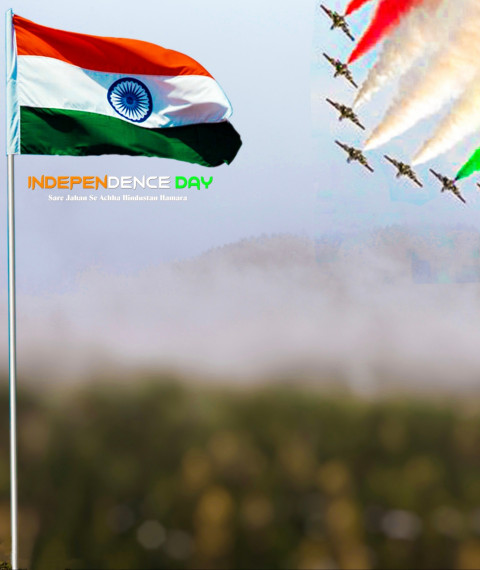 Happy Independence Day Editing New Background For CB Picsart Flag ...