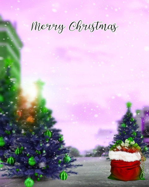 Hd Christmas Tree Photo Editing Background | KREditings
