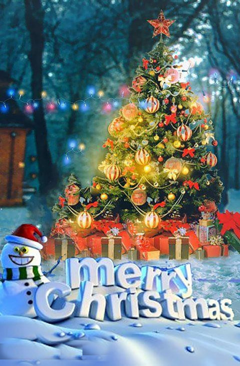 Merry Christmas Day Winter Editing Photoshop Background | KREditings