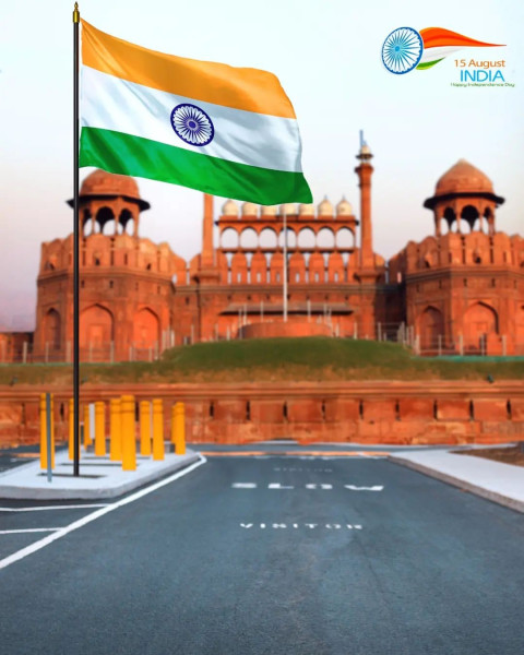 Red Fort 15 August Wallpapers HD Jhanda Images For Editing Pics ...